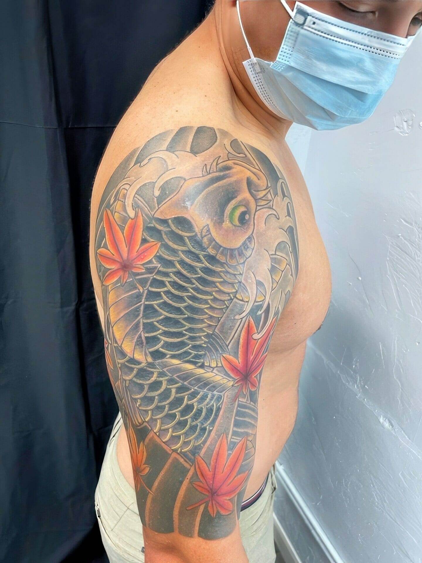 Modern Koi Fish Tattoos by Award-Winning San Diego Artists